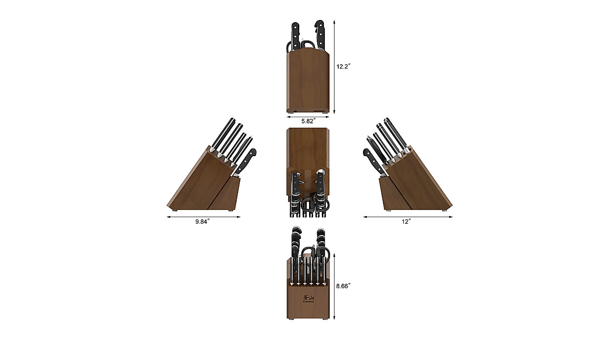 Cangshan Adams 15-Piece Knife Set - Superior German Steel