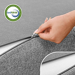 Vumece 12 Inch King Mattress Gel Memory Foam Mattress King Size Mattress for Cool Sleep & Pressure Relief & Motion Isolating, King Mattress in a Box, CertiPUR-US Certified, Medium Firm