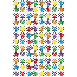 TREND enterprises, Inc. Paw Prints superSpots® Stickers, 800 ct