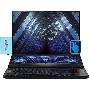 ASUS ROG Zephyrus Duo 16 GX650RM-ES74 Gaming Laptop 16" 165Hz IPS Touchscreen WUXGA (1920x1200) (AMD Ryzen 7 6800H, 16GB DDR5, 2x512GB PCIe SSD RAID 1 (512GB), GeForce RTX 3060, Win10Pro) w/Hub