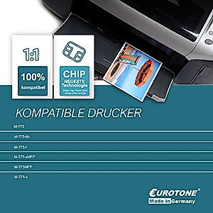 Eurotone 10x Remanufactured Toner for HP Laserjet Enterprise 700 Color M 775 f z dn MFP Replaces CE340A-43A 651A