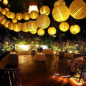Solar Lantern String LED Lights 13FT/4M 20 LEDS, ALED LIGHT LED String Lights Outdoor IP65 Waterproof for Garden,Patio,Party ,Wedding,Camping Decor(Warm White)