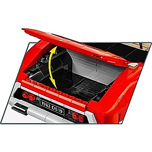 COBI Cars 1:12 Scale 1962 Citroën DS 19 Decapotable Executive Edition, Red