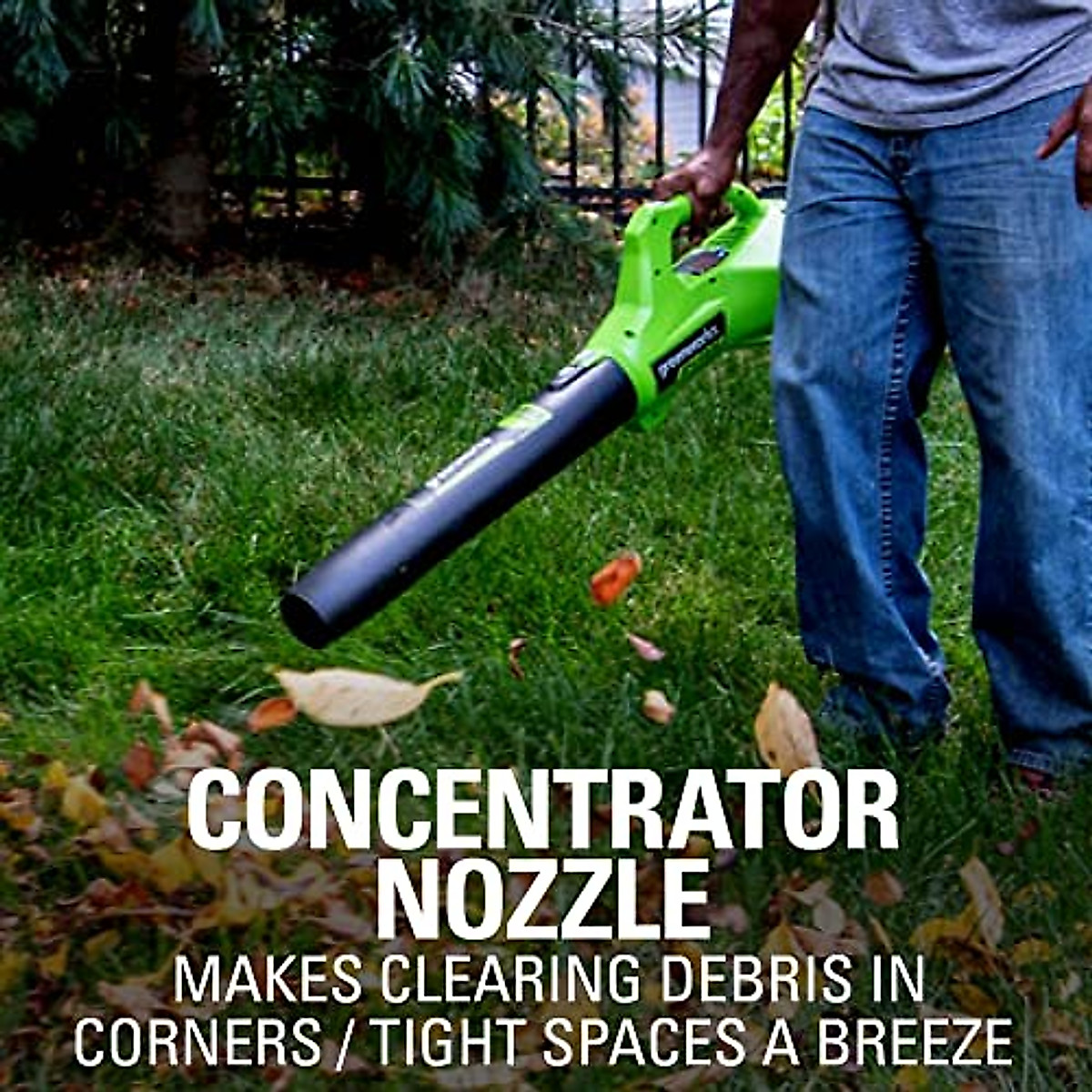 Greenworks 40V 16" Brushless Lawn Mower + Blower (350 CFM), 4.0Ah Battery and Charger Included