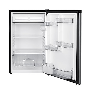 Premium Levella PRF446300HS 4.4 cu ft Mini Fridge in Silver