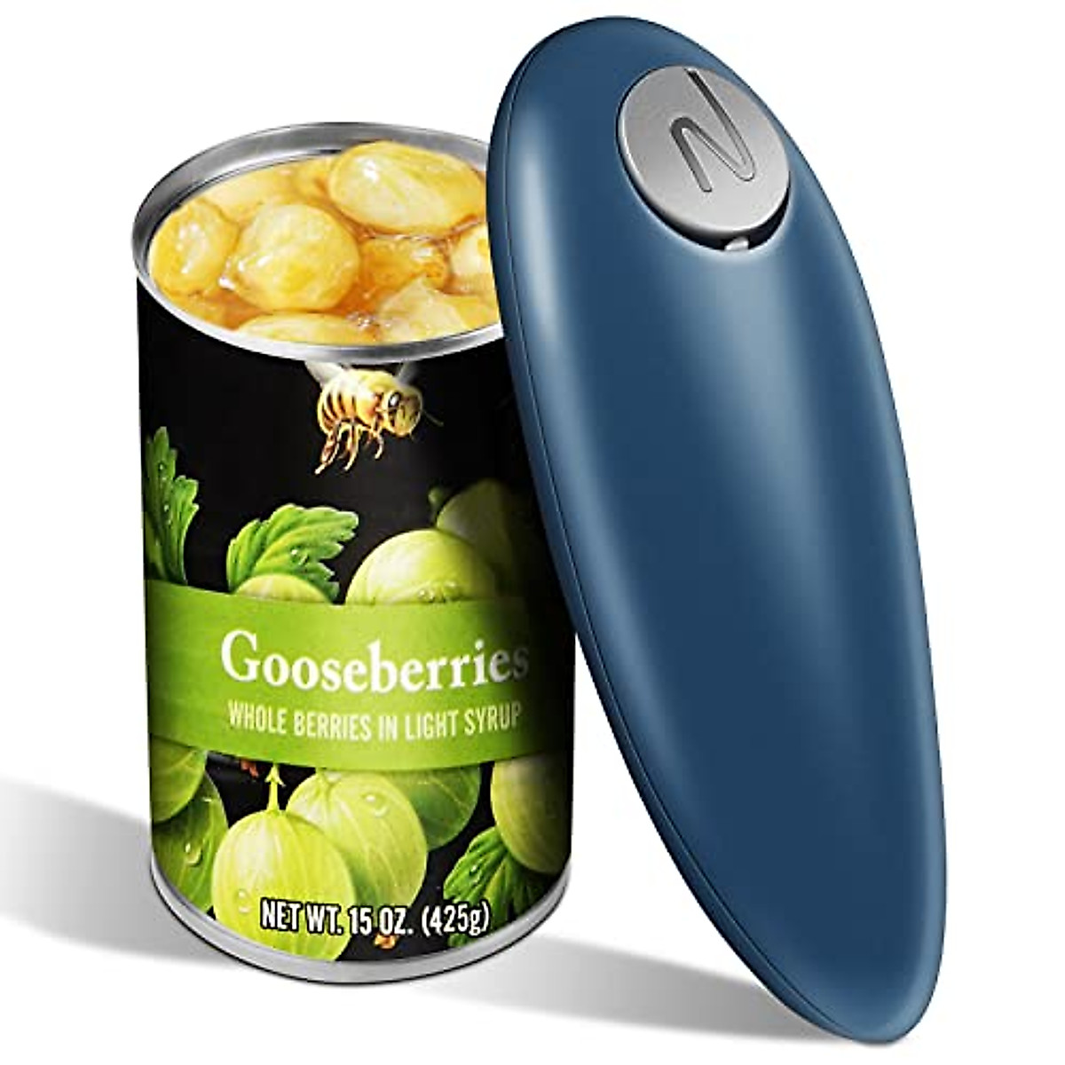 Electric Can Opener for Kitchen, Hands Free Can Opener with Smooth Edges Safe Battery Operated Operation, Automatic Can Opener for Kitchen Arthritis and Seniors,Best Kitchen Gadget for Almost Size Can