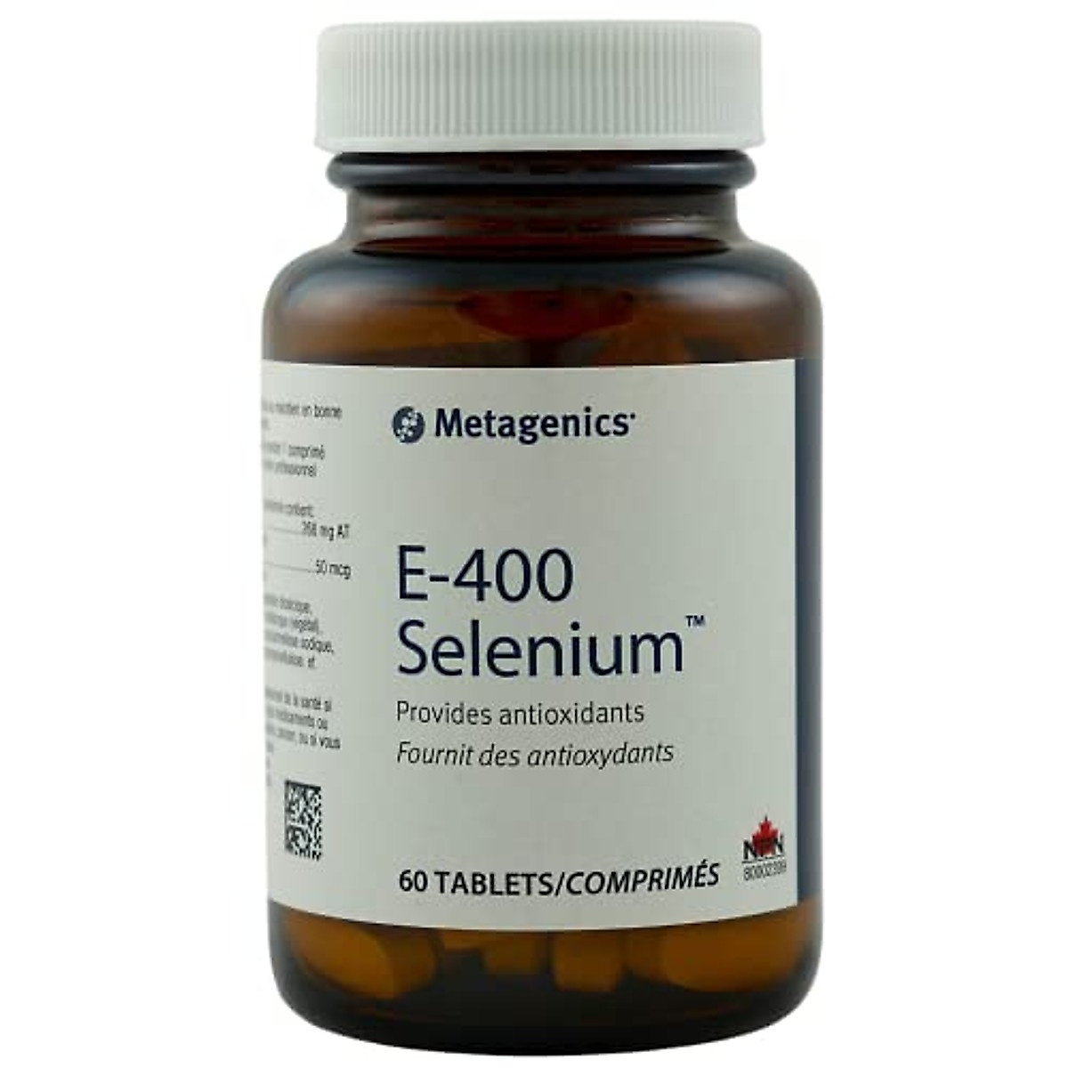 Metagenics E-400 Selenium, Antioxidant Supplement with Vitamin E to Help Support Cellular Health - 60 Tablets, 2 Month Supply