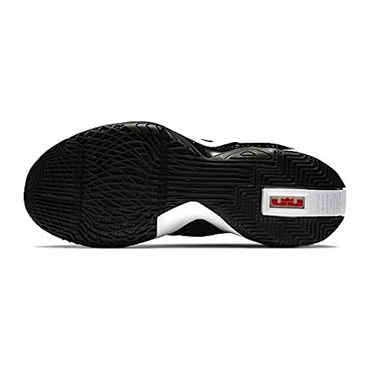 Nike Mens Lebron Soldier XIV 14 Basketball Shoes (Black/White-University Red, Numeric_12)