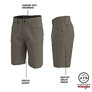 ATG by Wrangler Men's Reinforced Utility Shorts, Kelp, 46