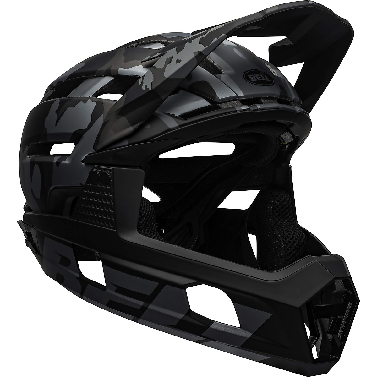 Bell Super Air R MIPS Adult Mountain Bike Helmet - Matte/Gloss Black Camo (2023), Large (58-62 cm)