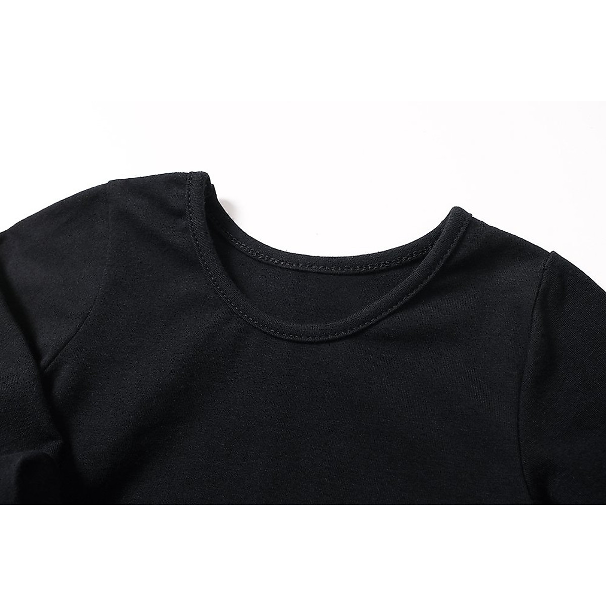 Baby Girls Black Dress Tutu Long Sleeves Ruffle Tulle 9-48m (24-36m, Black)