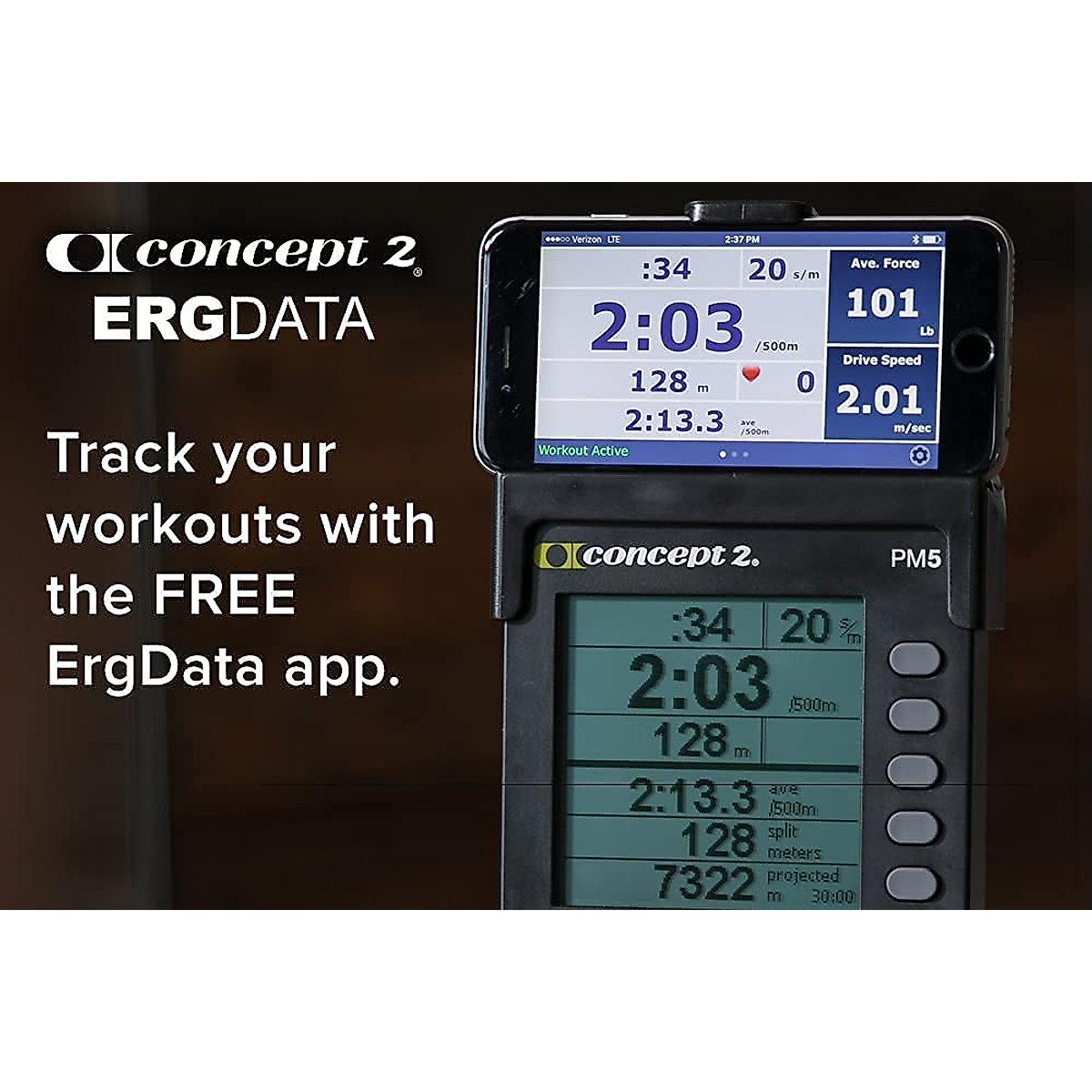Concept2 Model D Upgraded New Rowing Machine Indoor Rowing Machine for Exercise Control Your Workout Intensity with PM5 Performance Monitor and Bundled with HogoR Cleaning Cloth