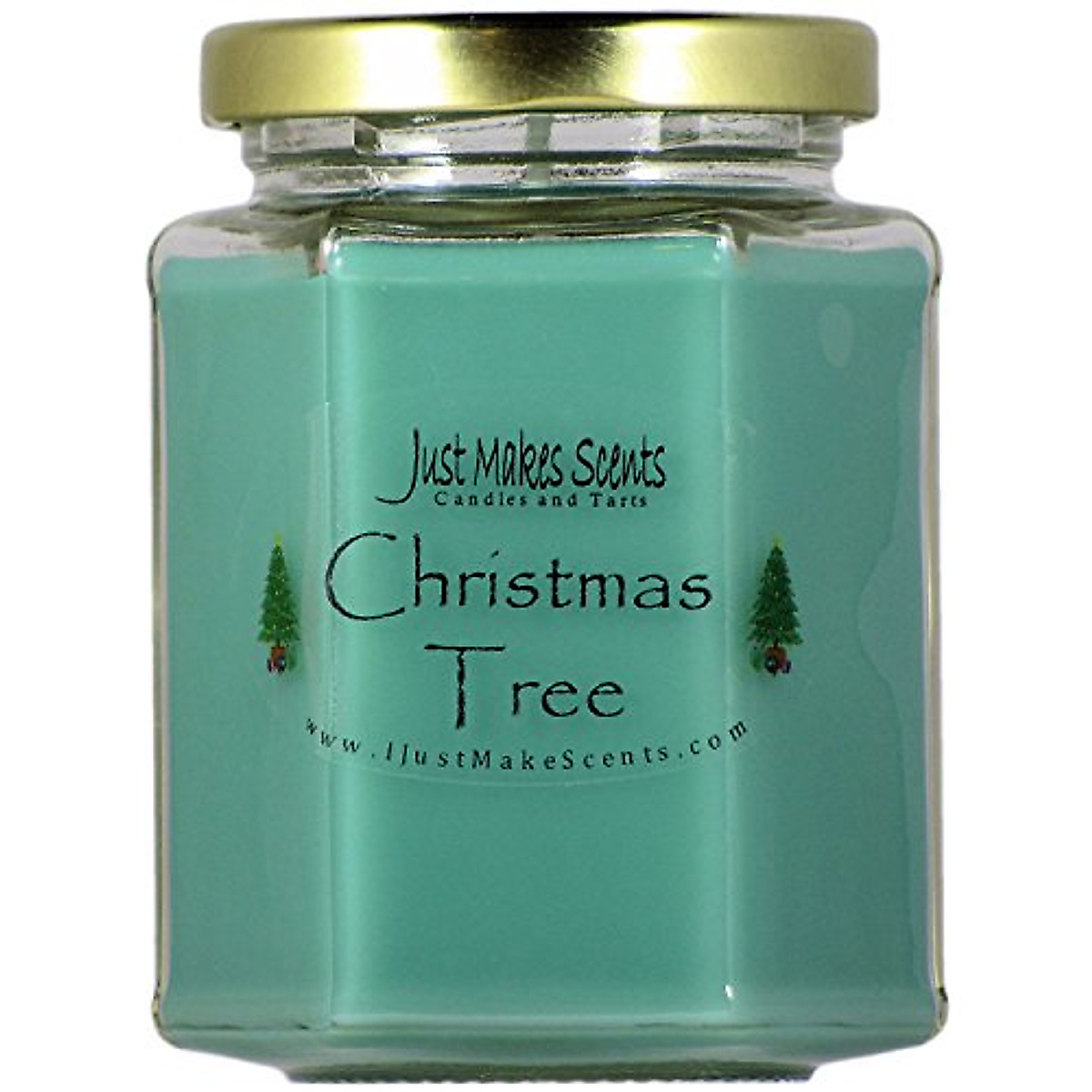 Christmas Tree Scented Blended Soy Candle | Real Christmas Tree Fragrance | Hand Poured in The USA by Just Makes Scents