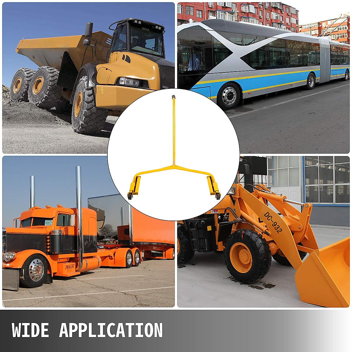 VEVOR Tire Dolly 450 LBS Load Capacity Wheel Dolly Truck Tire Wheel Dolly Heavy Duty Cart Easy to Use Tire Lifting Tool