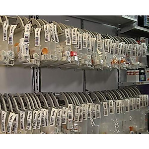 Monaco Hanging Storage Bags, 10-pack of 10 x 12.5-inches , 4 mil Deluxe Line Polyethylene Clear Plastic Bags for Classroom, Library, Doctor Office, Pharmacy, and Home Use.