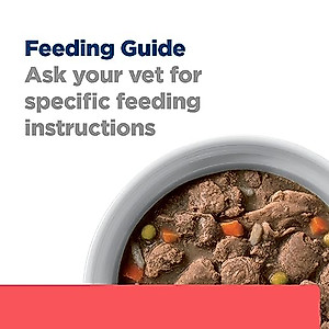 Hill's Prescription Diet ONC Care Wet Dog Food, Chicken & Vegetable Stew, Veterinary Diet, 12.5 oz. Cans, 12-Pack