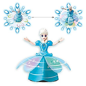 JOYSAE Battery-Operated Princess Doll for Girls: Snow Dance, Flashing & Singing Toy (Ages 3+)