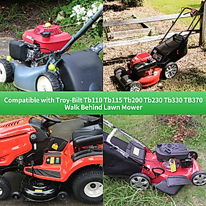 Air Filter Spark Plug for Troy-Bilt TB110 TB115 TB200 TB230 TB330 TB370 Walk Behind Lawn Mower