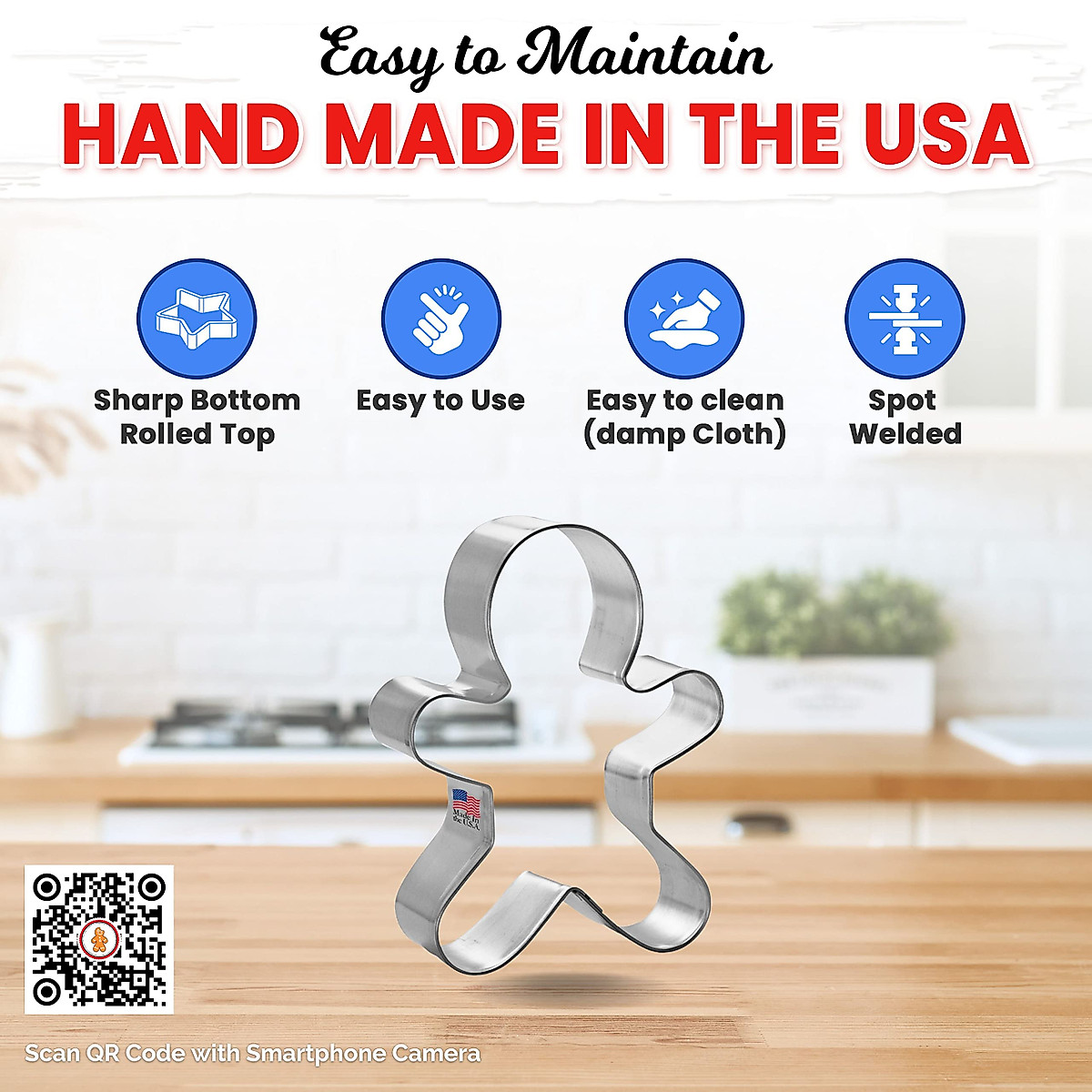 Foose Pirate Cookie Cutters 3 Piece Set with Recipe Card, Made in USA