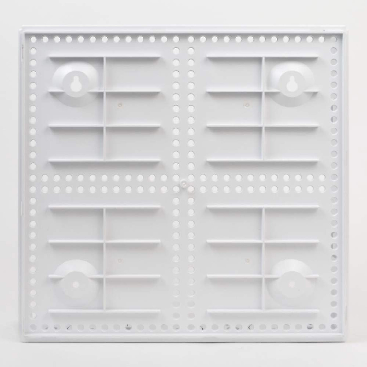 ICC 14” Plastic Structured Wiring Enclosure, Media Enclosure with Voice, Data, and Video Modules with Cover, Recessed Wall Box for Distribution of Networking Services, White