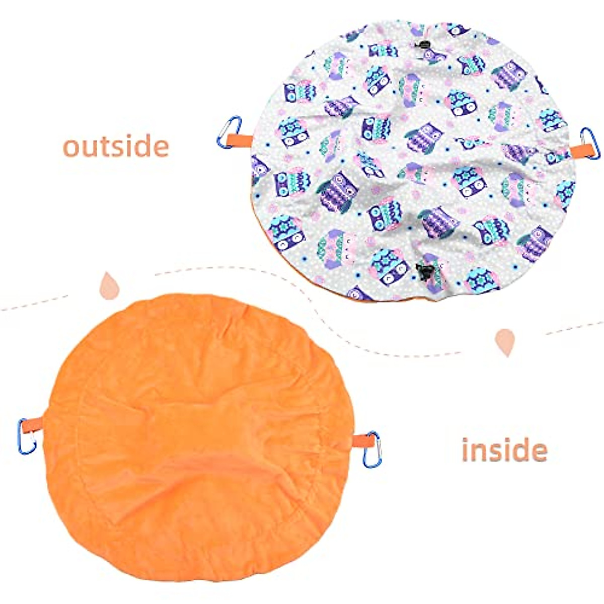 tinkare Hanging Sugar Glider Snuggle Sleeping Pouch with Drawstring Design for Pet Glider Small Animals Cage Sleep Bag