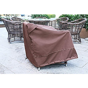 Leader Acessories Heavy Duty 600D PVC Patio Chair Cover Waterproof Furniture Cover