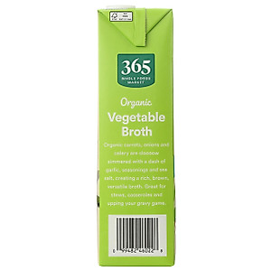 365 by Whole Foods Market, Organic Vegetable Broth, 32 Fl Oz