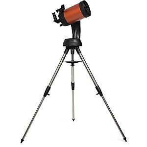 Celestron NexStar 6 SE Schmidt-Cassegrain Computerized Telescope, Bundle with Night Vision Flash Light, Sky Maps Book, 1.25" Moon Filter, Cleaning Kit