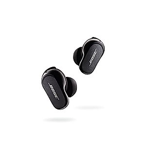 NEW Bose QuietComfort Earbuds II, Wireless, Bluetooth, World’s Best Noise Cancelling In-Ear Headphones with Personalized Noise Cancellation & Sound, Triple Black (Renewed)