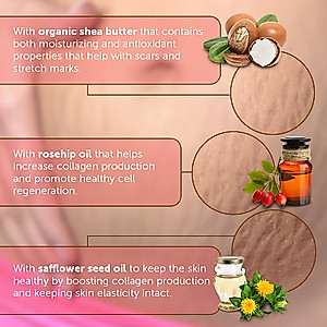 Belly Butter for Pregnancy - Tummy Butter for Stretch Marks Pregnancy - Belly Butter for Maternity Skin Care - Made with Cocoa Butter - Belly Cream for Pregnancy and Stretch Marks