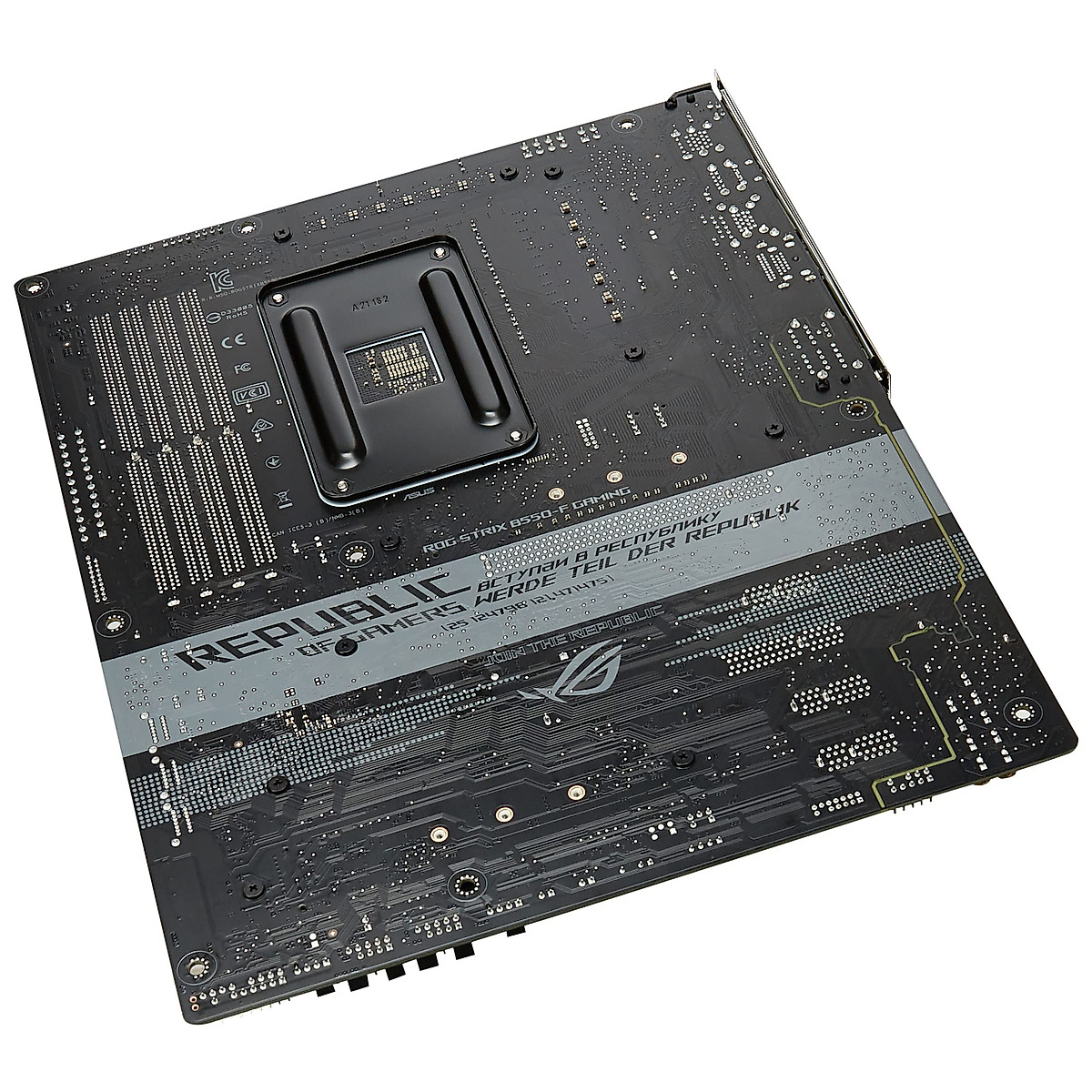 ASUS ROG Strix B550-F Gaming Motherboard Gaming ATX, AMD B550, Socket AM4, DDR4, PCI 4.0, Intel 2.5GB LAN, 2xM.2, ASUS Optimem II, USB 3.2 Gen 2, Aura Sync RGB, Black