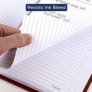 AT-A-GLANCE 2023 Daily Diary, Standard Planner Journal, 12 Month, 5-3/4" x 8-1/4", Small, Hardcover, Red (SD38913)