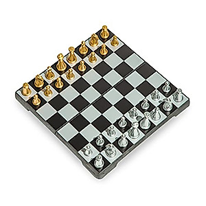 Travel Magnetic Chess Mini Set (6.3 inches)-Compact, Foldable, Educational Board Game