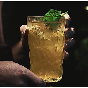 glass cupGlassware Water Cup Kitchen Cup Glassware Glacier Patternwater glass water glass(Glacier White)