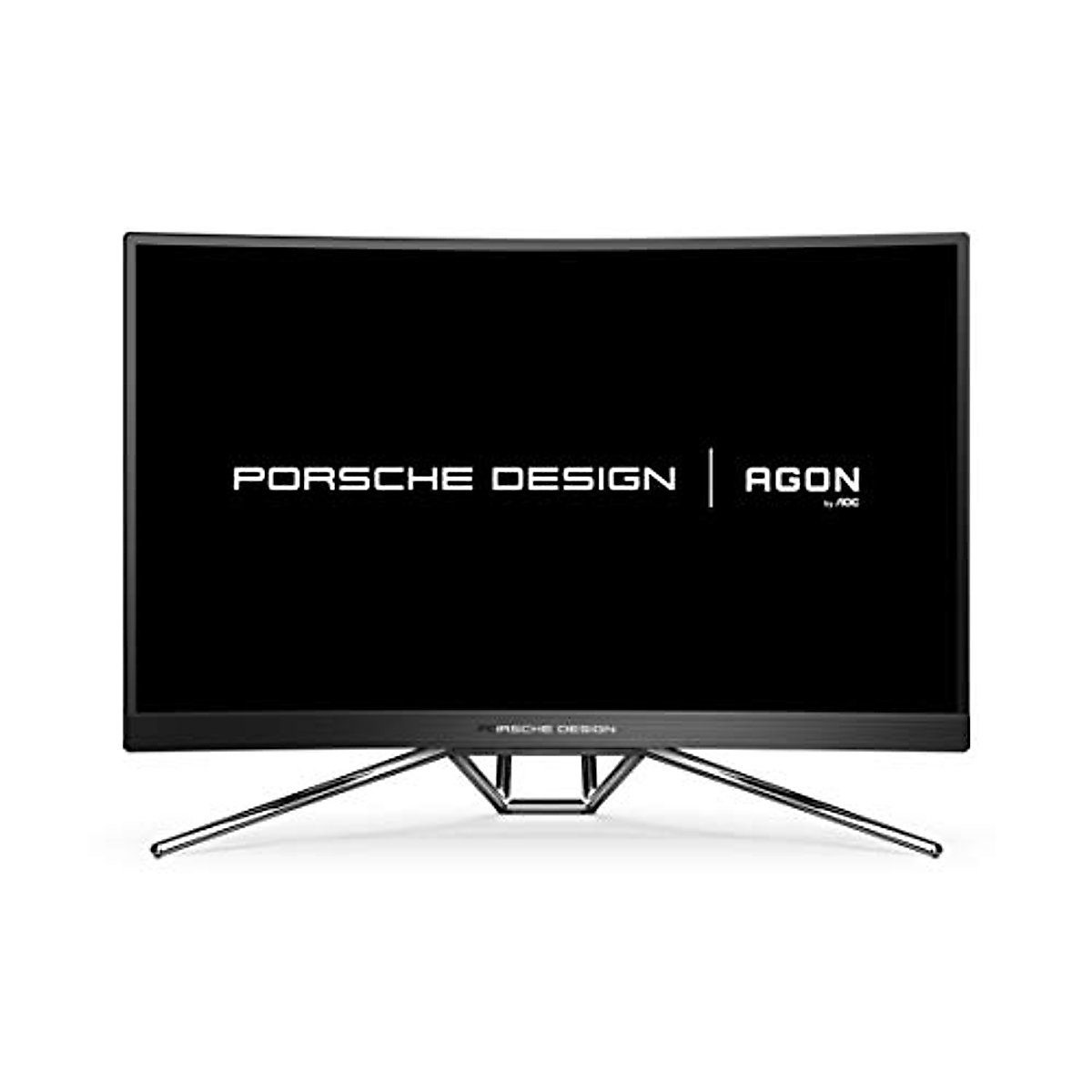 Porsche Design Agon PD27 27" Gaming Monitor, 1000R Curved QHD (2560x1440), 240Hz 0.5ms, DisplayHDR 400, Light FX, Quick Switch Keypad, Low Input Lag, Height-Adjust, 4Yr Re-Spawned, Black