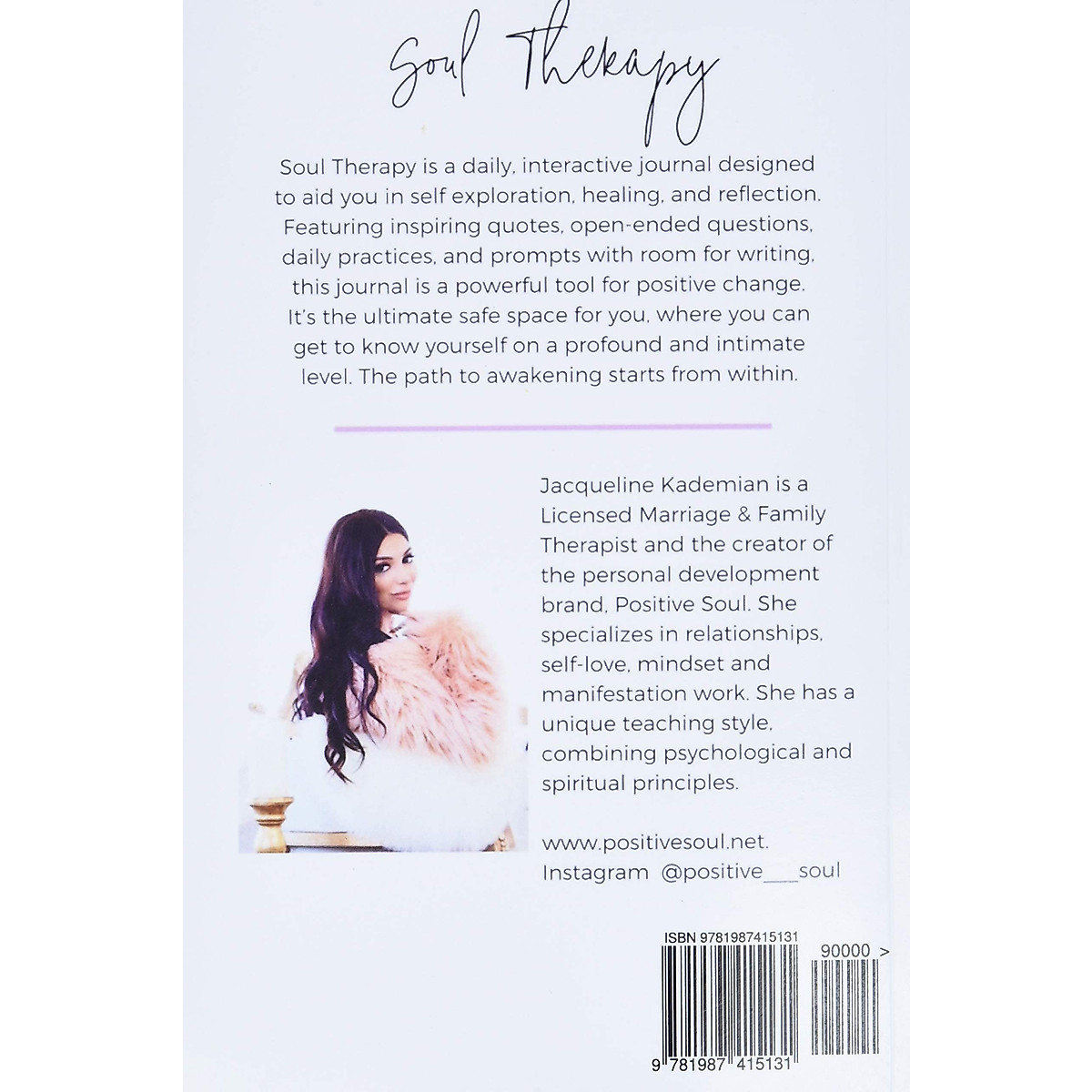 Soul Therapy: A 365 day journal for self exploration, healing and reflection