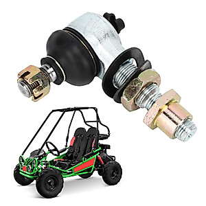 Ball Joint Kit, ‑M14 Ball Joint Kit Adjustable Steel Alloy for 250cc 200cc Electric ATV UTV Kart