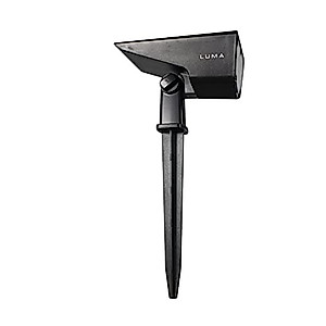 Luma Solar Outdoor Lights 2 Pack | Weatherproof Landscape Lighting with 22 LED Outdoor Lights for Patio, Yard | Garden & Wall Mount | 3 Modes Cool, Warm, Both + Rechargeable All-Night Battery