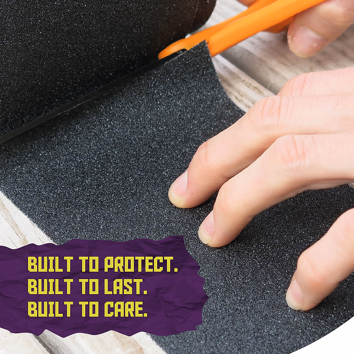 ATack Anti Slip Tape, Black, 4" x 30 Feet, Safety Track Tape Pet-Safe, Hypo-Allergenic, Weather Proof and Non Skid Indoor and Outdoor Safety Traction Tape