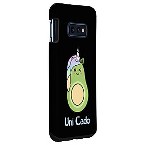 Galaxy S10e Uni Cado, Cute Avocado, Funny Unicorn, Guacamole, Vegan Case