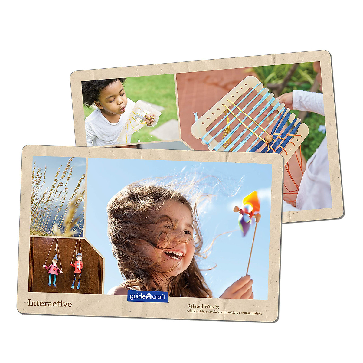Guidecraft Discovery Frames: Kids Organic, Natural & Educational Learning Toy