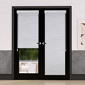 MYshade Custom Roller Window Shades Blackout, Roller Shades for Windows Corded, Sun Blocking Privacy Protection Fabric Roller Blinds for Home or Office Easy to Install