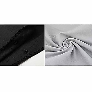 ZHAOLEI Microfiber Quick Dry Wetsuit Changing Robe Poncho Towel with Hood for Swim, Beach, Lightweight, Beach Surf Poncho (Color : Black)