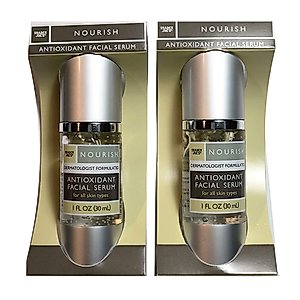 Trader Joe's Nourish Antioxidant Facial Serum, 1 Fl Oz (Pack of 2)