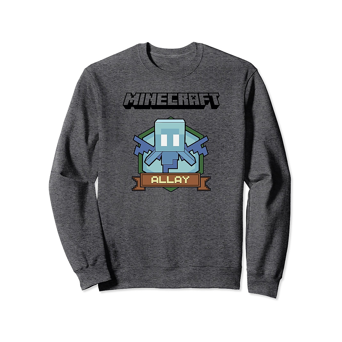 Minecraft Allay Badge Simple Logo Sweatshirt
