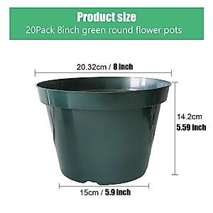 DAPERCI RooTrimmer 8 inches Nursery Pot Plant Grow Sturdy Flower pots in Bulk Price 20P
