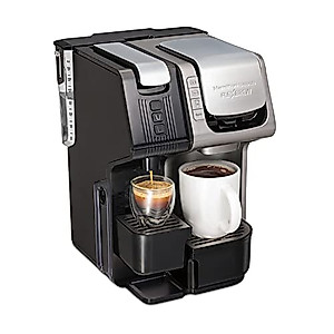 Hamilton Beach FlexBrew Universal Trio 2-Way Coffee Maker (Black) Bundle with Coffee Pod Organizers and Multipurpose Acrylic Coffee Pod Organizer (3 Items)