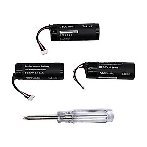 TAKOCI (3PCS) Replacement Battery for Datalogic QuickScan QBT2X QBT2400 QBT2131 QBT2400 QM2400 QBT2101 QBT2430 QBT2430 QBT2131,fits Part Number RBP-2X00 BT-32 128003203