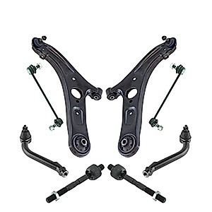 South Mud Bay 8pcs Steering & Suspension Kit Control Arms Tie Rods Sway Bar End Links