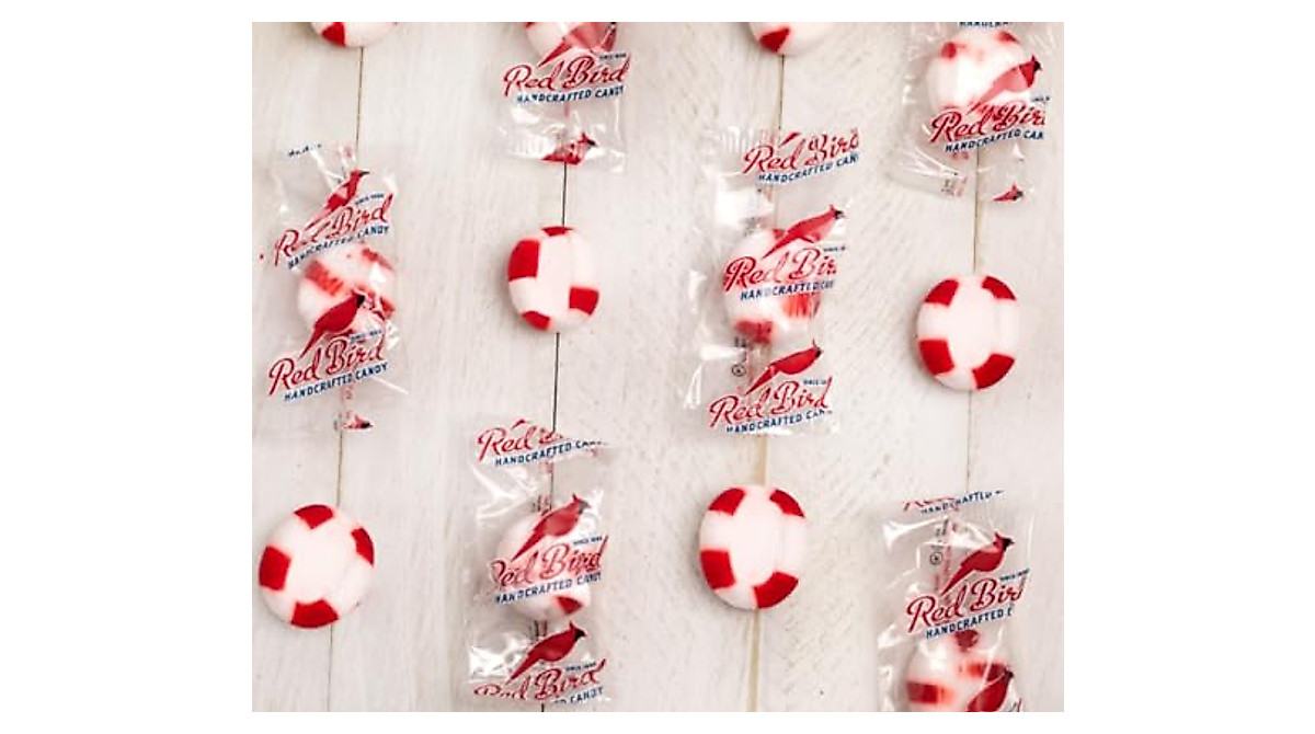 Red Bird Soft Peppermint Puffs: Wrapped Mints - Allergy-Free & USA Made